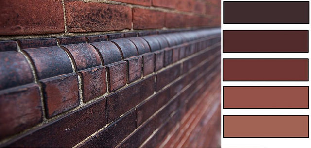Color palette of the week: Old brick