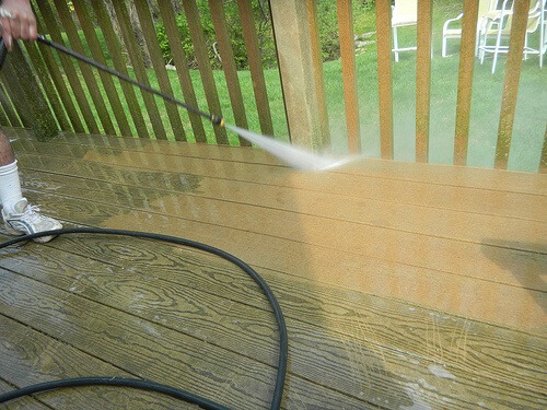 Pressure Wash Your Deck For Spring